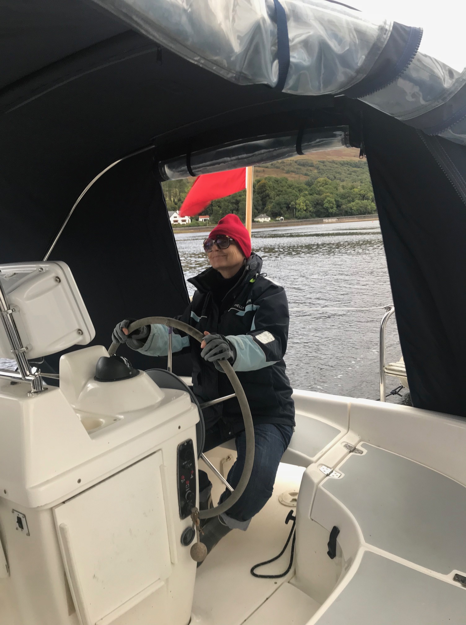 Colintraive from Caladh Harbour and then Battening Down for the Storm ...